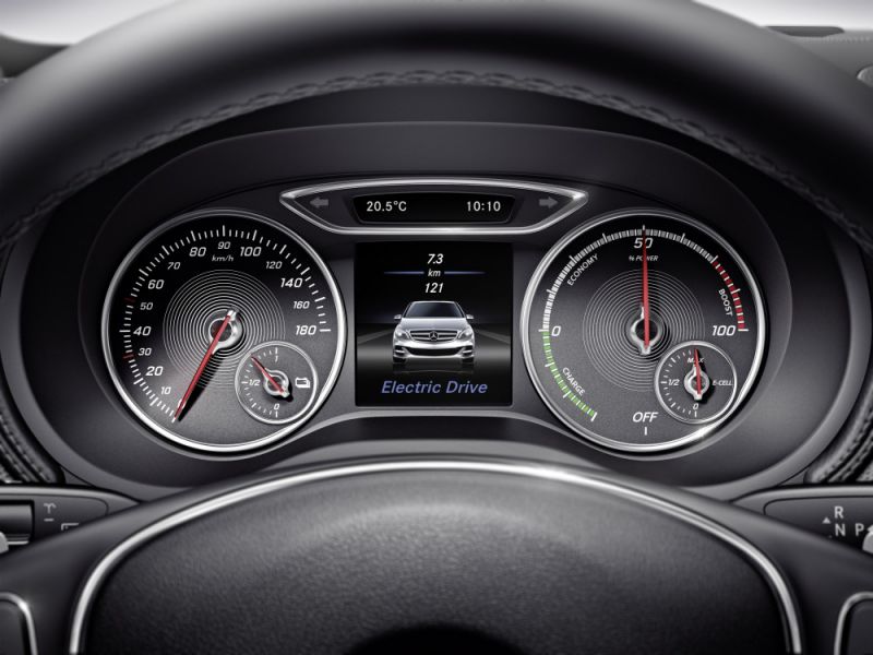 Mercedes-Benz B-class technical specifications and fuel economy